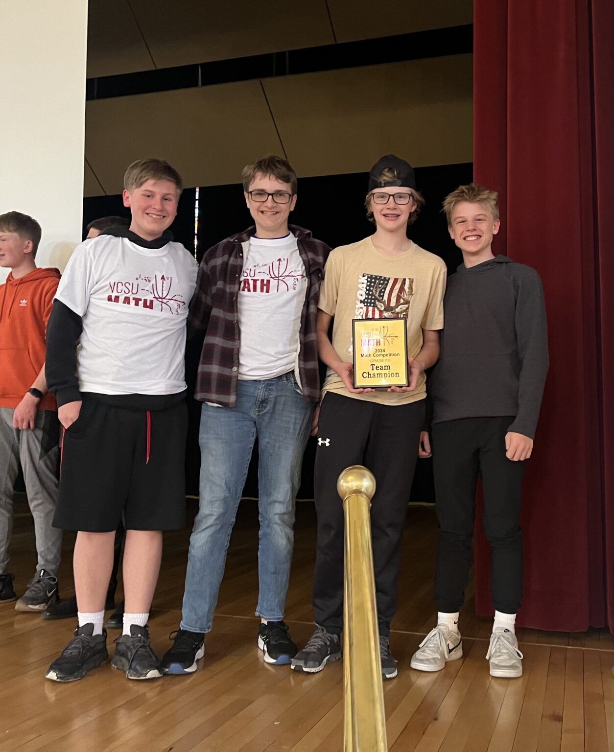 8th Grade Math Team Takes First Place At State! - Oak Grove Lutheran School